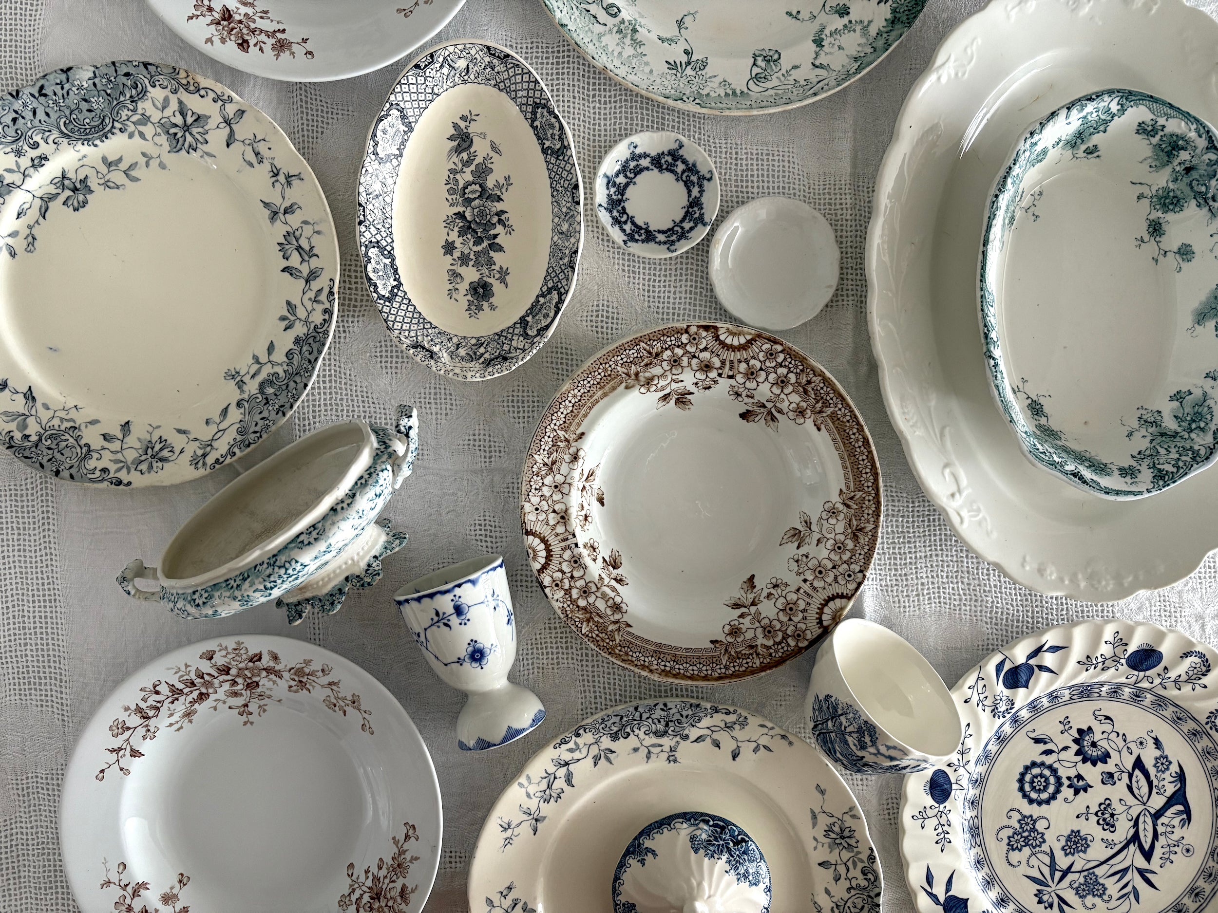 Transferware & Ironstone – Foraged Home and Garden